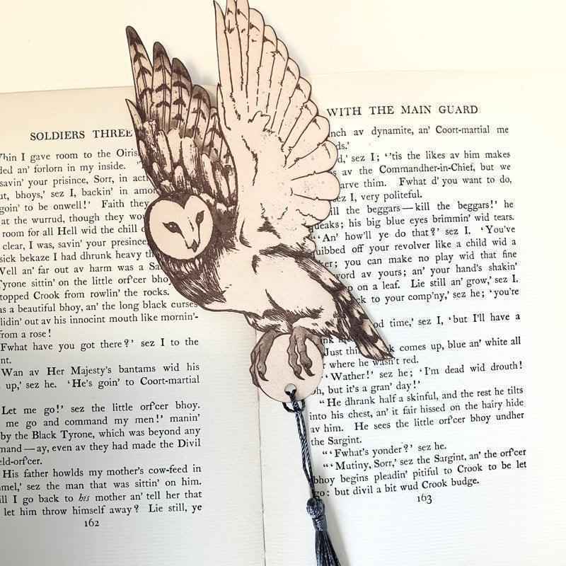 New Owl Bookmark Added! – Raven King Crafts