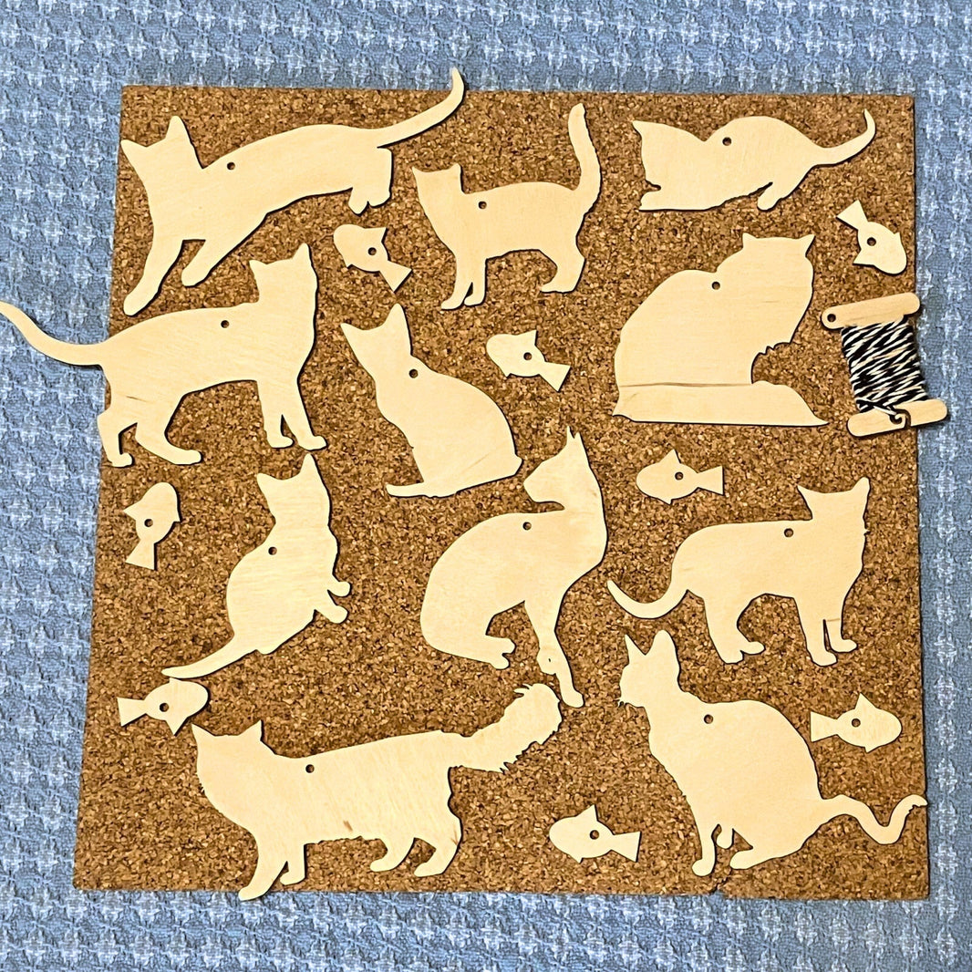 DIY Ornament Kits and Wooden Shape Blanks – Raven King Crafts