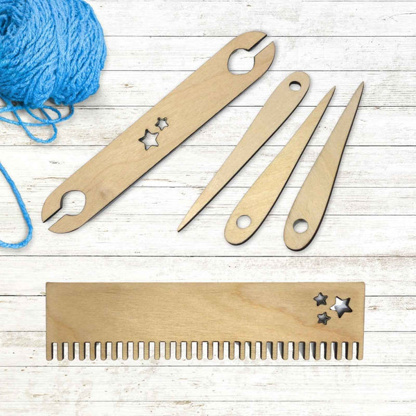 Wooden Loom Shuttle - 2 Pack Wooden Weaving Shuttles for Looms – Raven ...