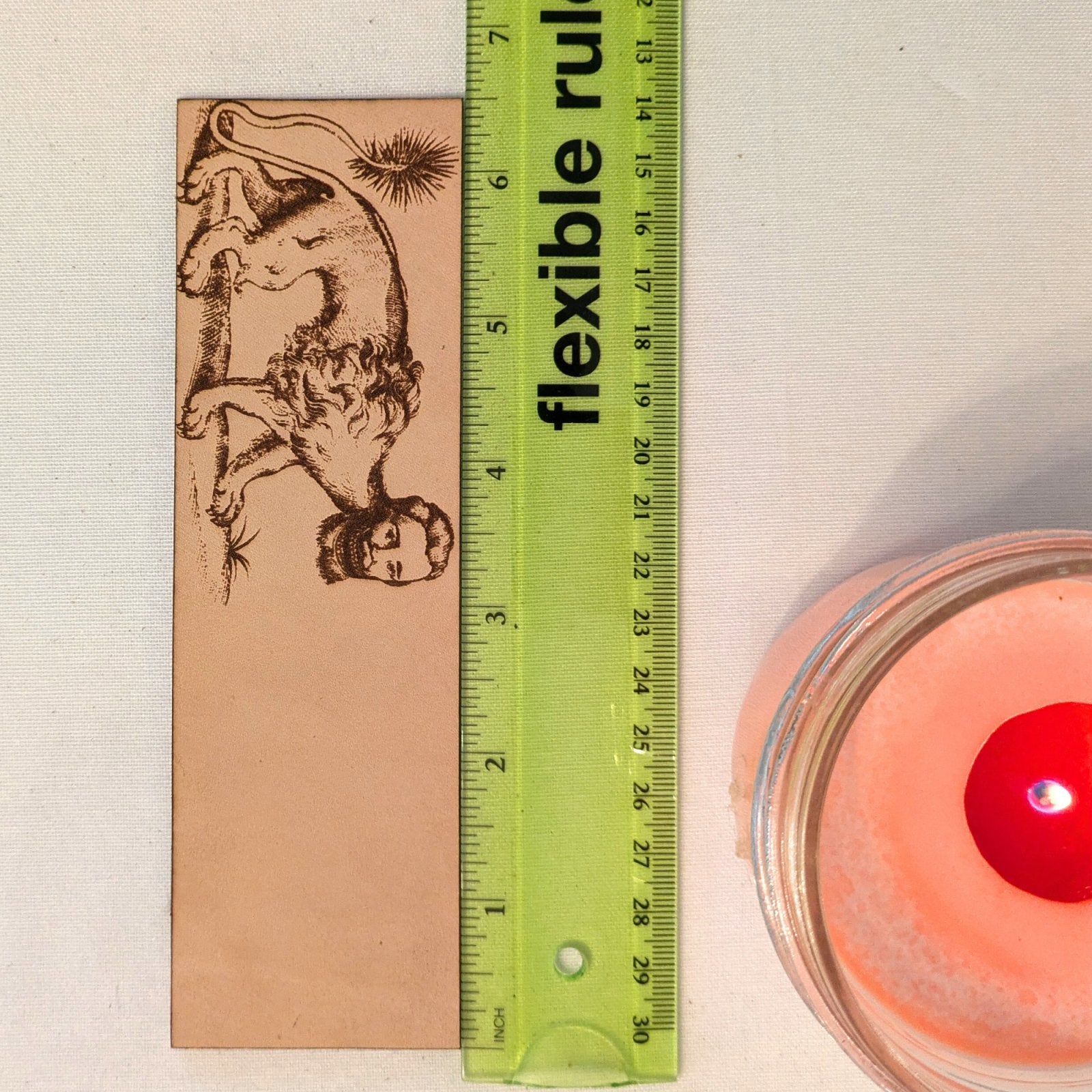 Manticore Mythical Beast Bookmark - Leather – Raven King Crafts